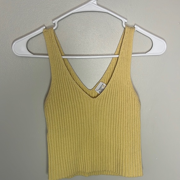Essentials | Tops | Yellow Tank Top Really Stretchy | Poshmark